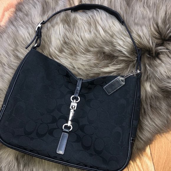 Coach | Bags | Coach 69 Authentic Black Canvas Bag Nwt | Poshmark